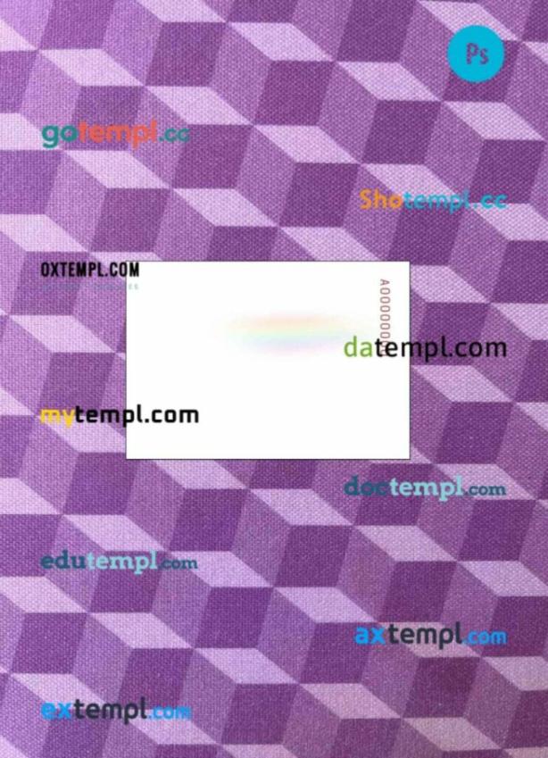 Venezuela ID card PSD files, scan look and photographed image, 2 in 1 ...