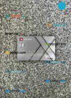 Syria Cham Bank visa platinum card PSD scan and photo-realistic ...