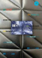 USA Truist Bank visa classic card PSD scan and photo-realistic snapshot ...