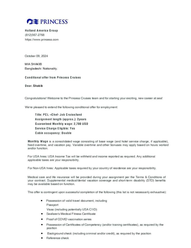free job offer letter – Mytempl